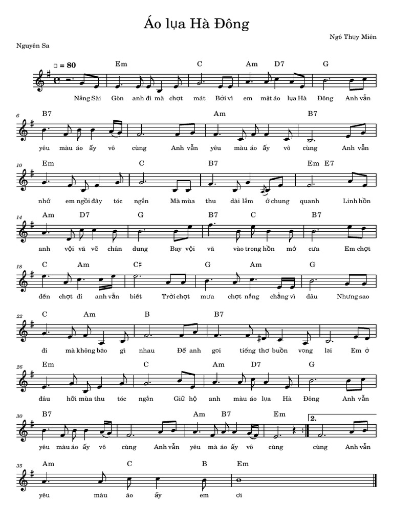 Ao Lua Ha Dong | PDF