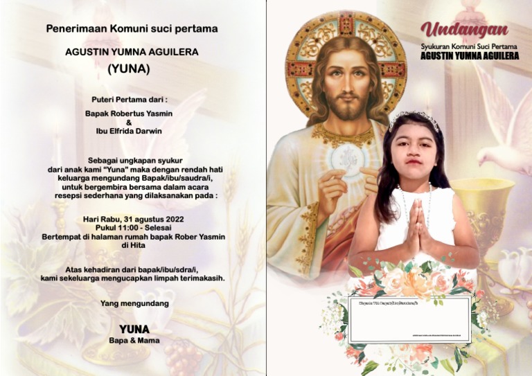 Komuni Suci Pertama | PDF