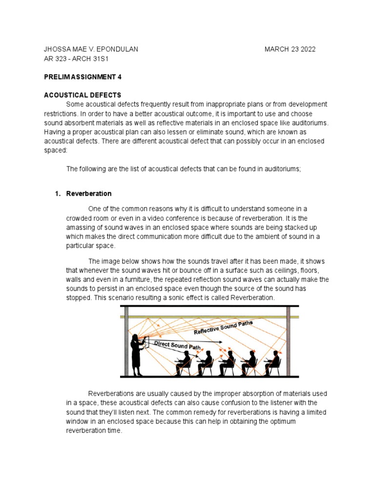 Prelim Assign 4 - Bu4 | PDF | Classical Mechanics | Sound