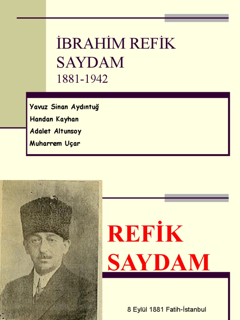 Refik Saydam | PDF