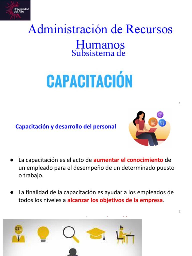 Subsistema Capacitacion UdelAlba | PDF