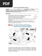 GUÍA DE APRENDIZAJE Ciclo y Estados Del Agua | PDF