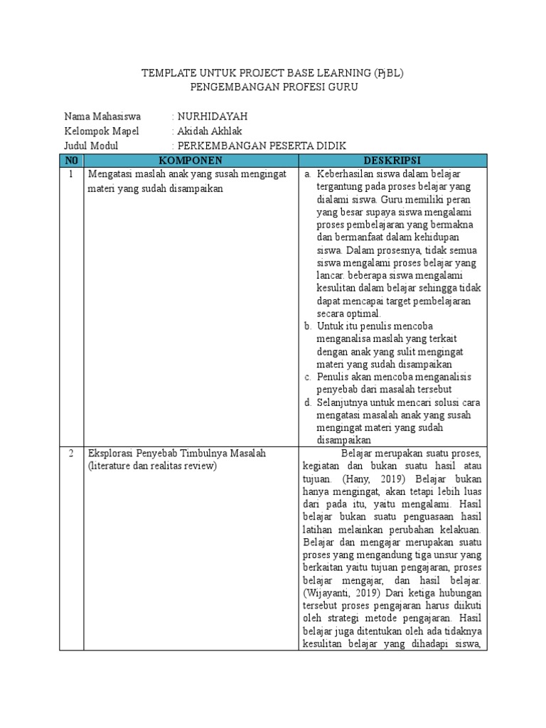 PJBL Modul 3 | PDF