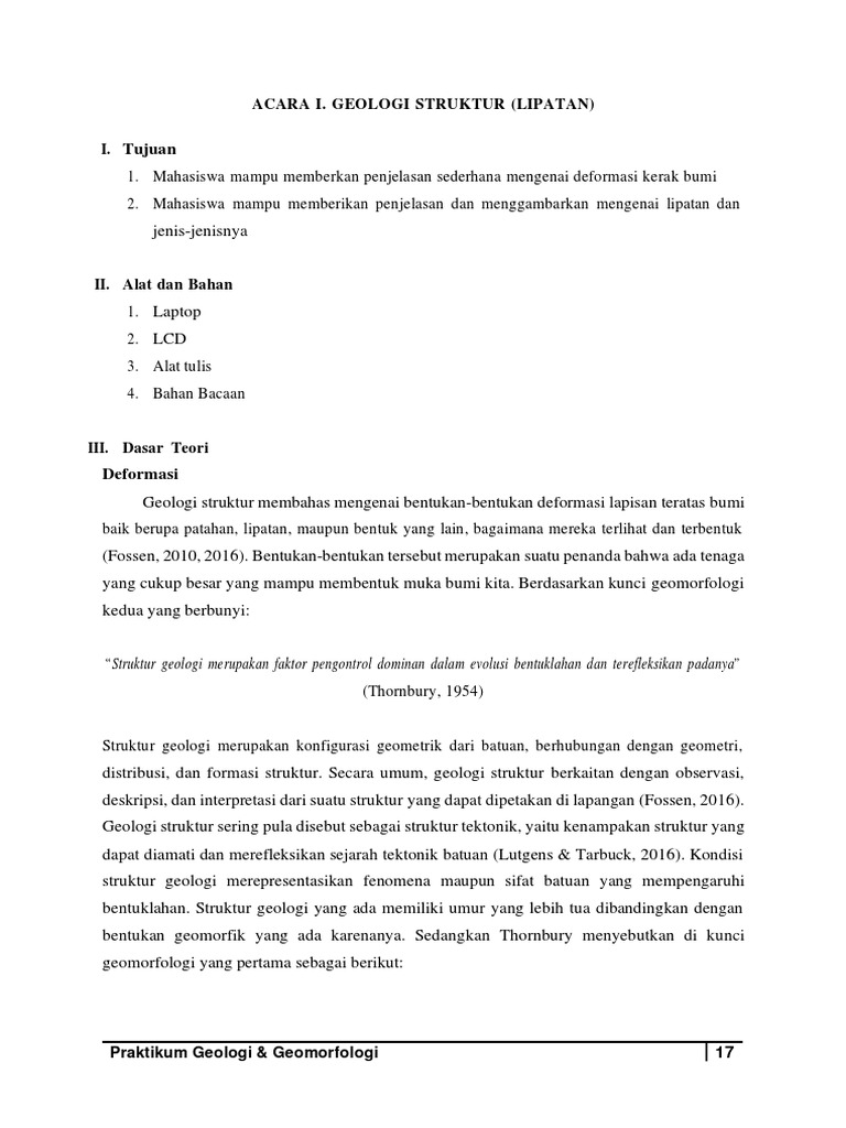 Modul GG Acara 2. Lipatan | PDF