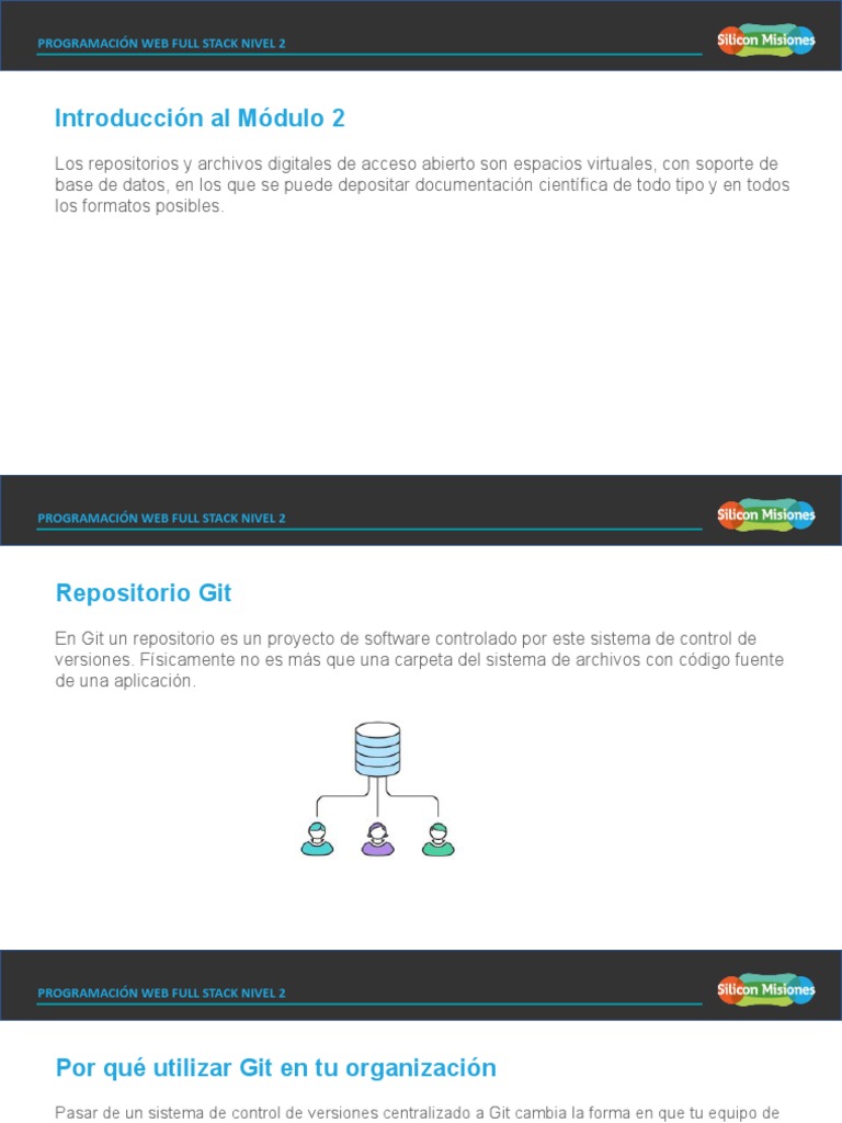 Programacion Git | PDF | Control de versiones | Gestión de datos