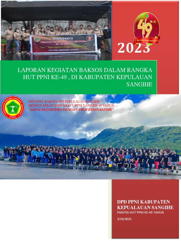 Laporan Kegiatan Hut PPNI Ke 49 Tahun | PDF Laporan Kegiatan Hut PPNI Ke 49 Tahun | PDF