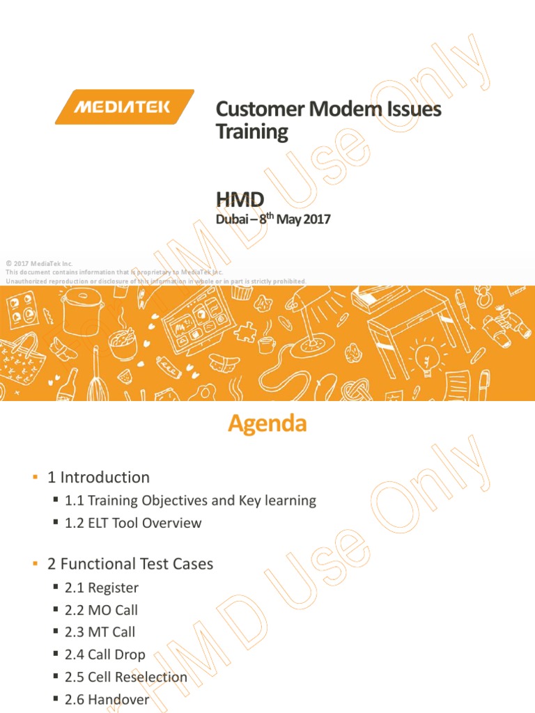 HMD Modem Training Guide | PDF
