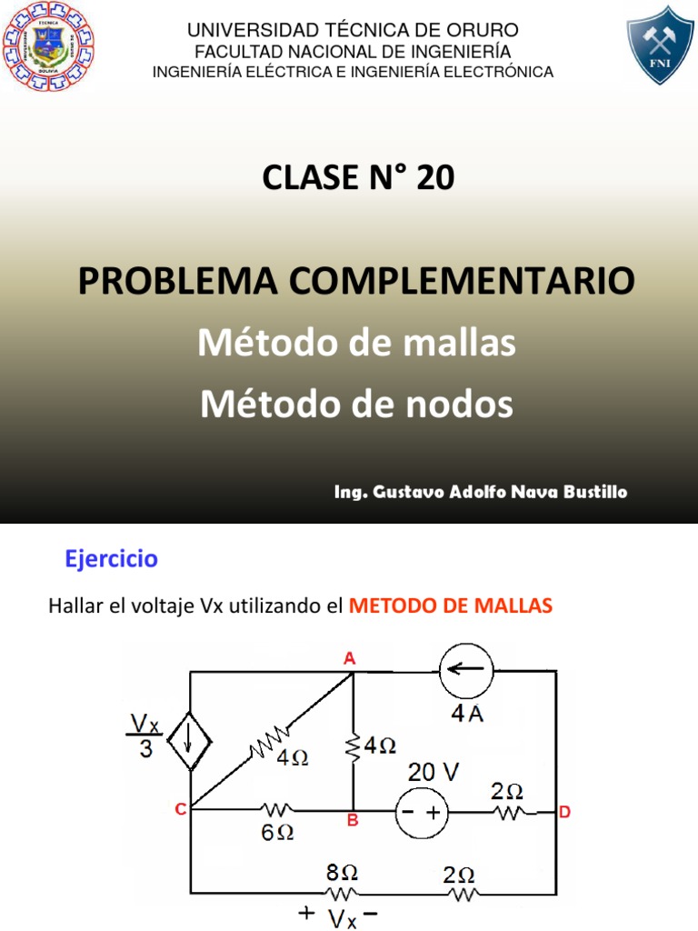 Clase Nâ° 20 Problema Complementario | PDF