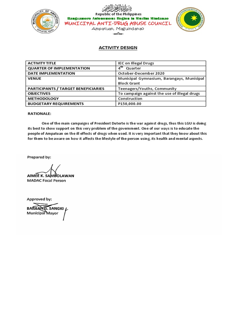 Iec On Illegal Drugs | PDF | Business | Self-Improvement