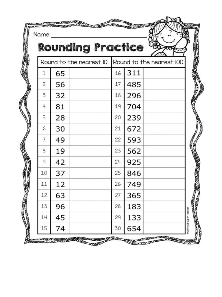 Round Nearest Tenth | PDF