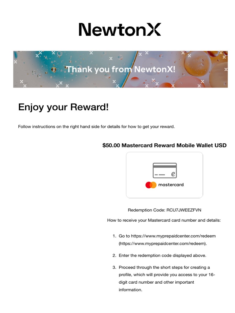 Enjoy Your Reward! | PDF | Business | Finance & Money Management