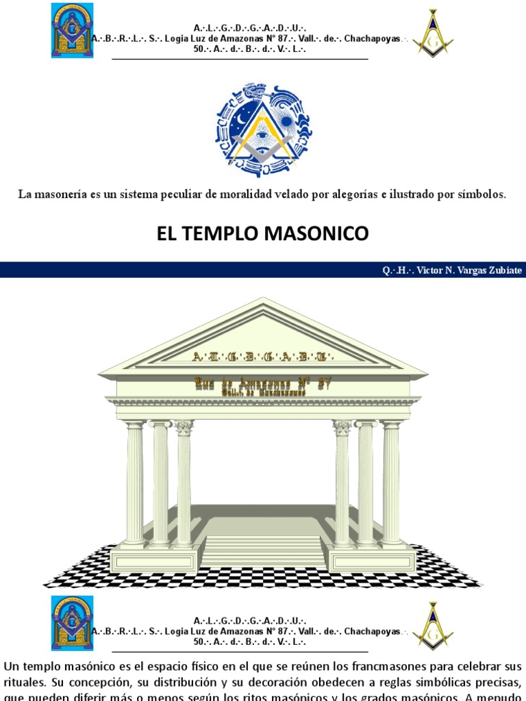 Simbolismo del Templo Masónico | PDF | Masonería