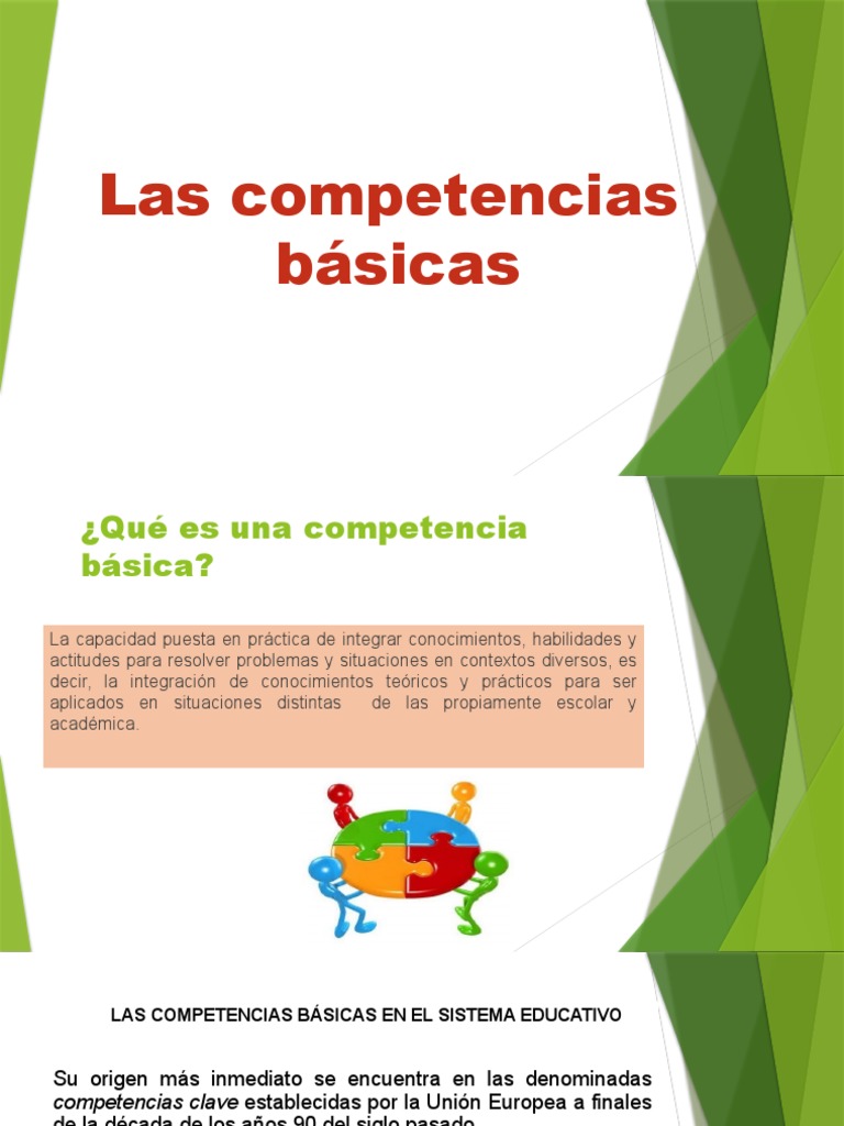 Las Competencias Basicas y Planeacion Por Competencias | PDF | Aprendizaje | Evaluación