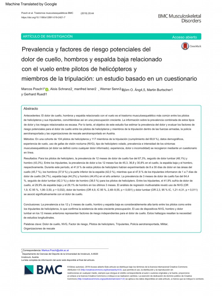 33 - Prevalence and Potential Risk Factors of Flight-Related Neck ... 33 - Prevalence and Potential Risk Factors of Flight-Related Neck ...