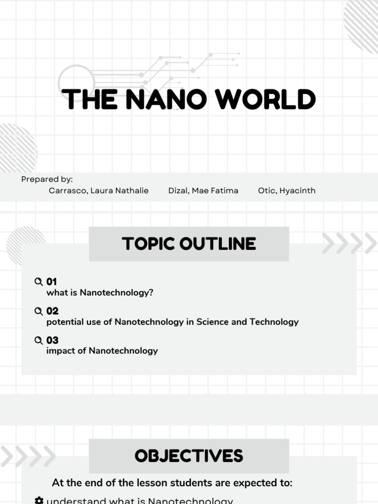 The Major Impacts of Nanotechnology | PDF | Nanotechnology | Applied ...
