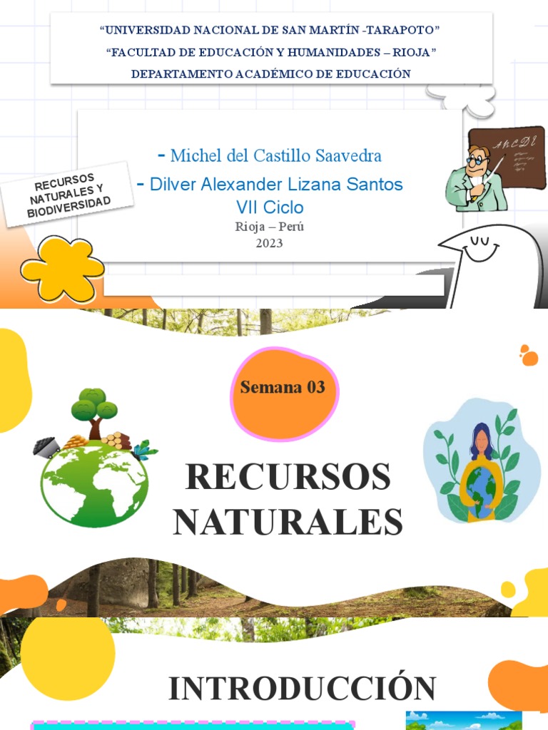 Recursos Naturales | PDF | Agua | Energía renovable