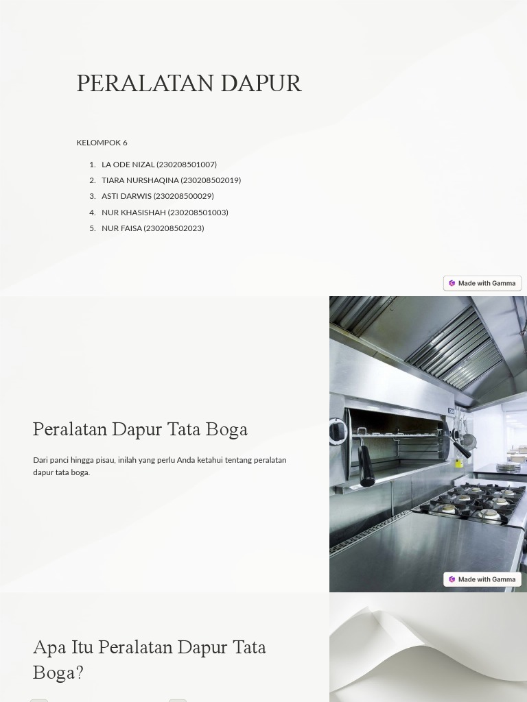 Peralatan-Dapur | PDF