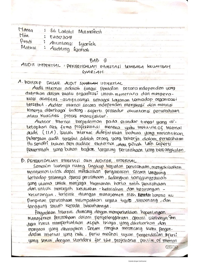 Bab 9 Auditing Syariah | PDF