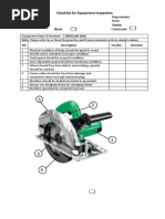 Drilling Machine Inspection Checklist | PDF | Drill | Mechanical ...