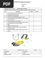 Hydra Safety Inspection Checklist. | PDF | Transport | Equipment