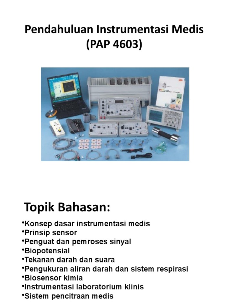 Konsep Dasar Instrumentasi Medis | PDF