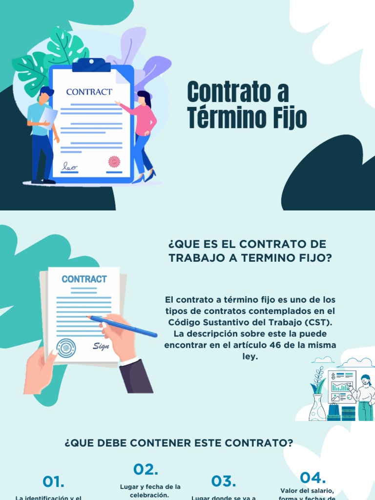 Características del Contrato a Término Fijo | PDF | Economias | Business