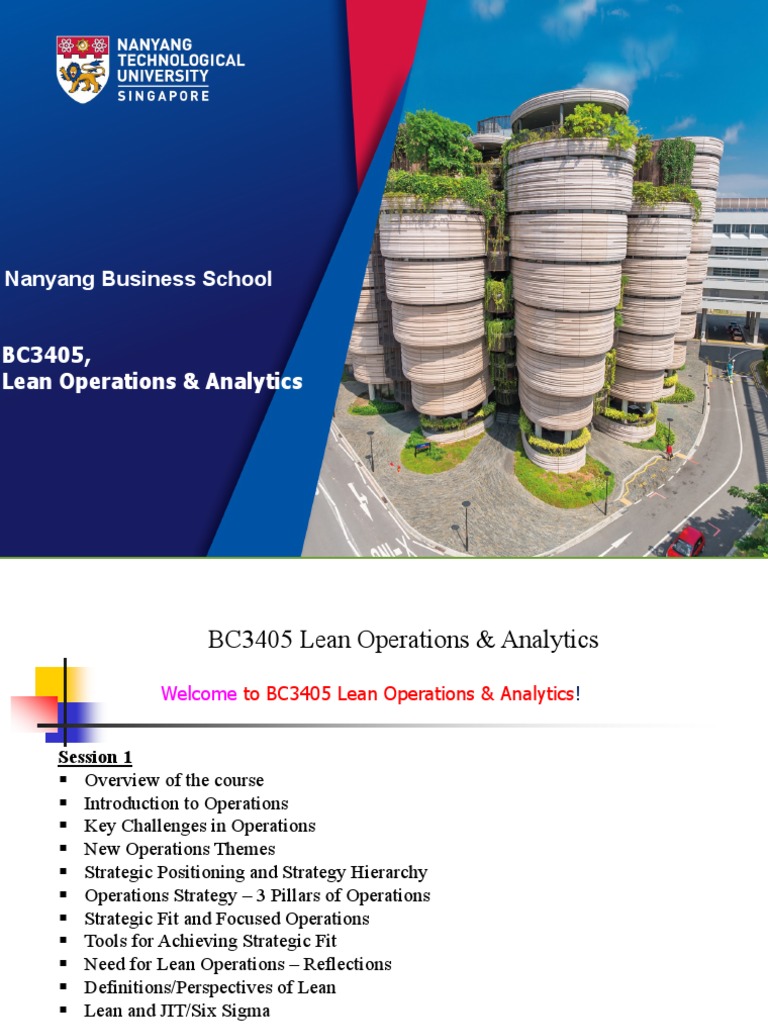 Introduction To Lean Operations | PDF