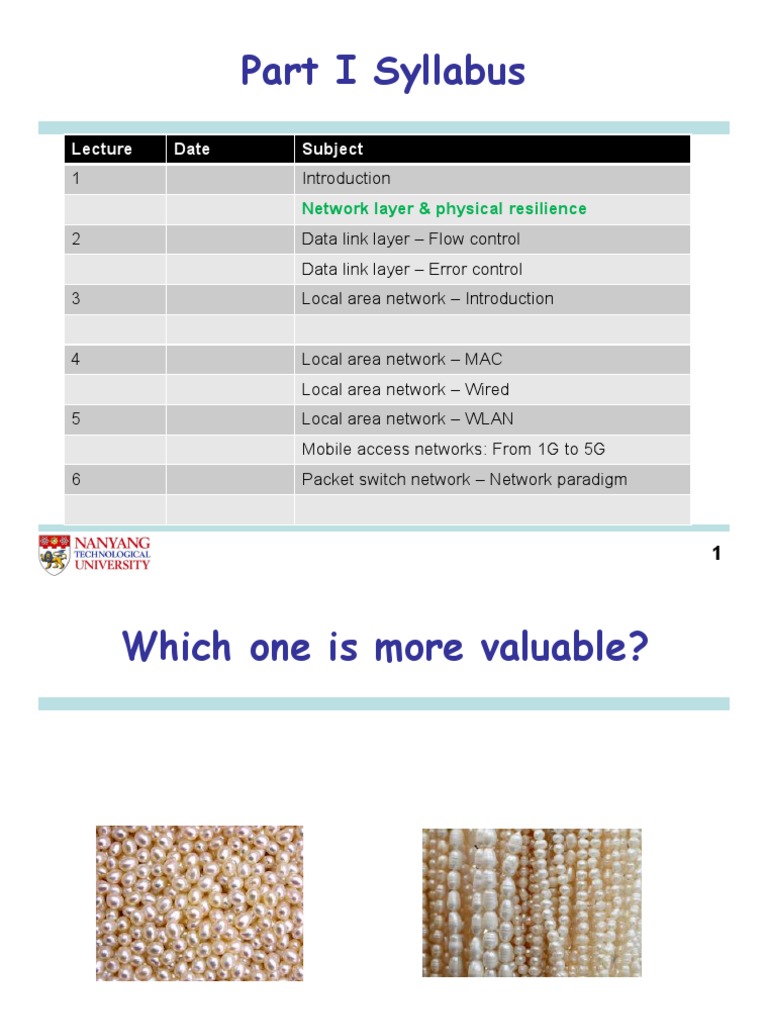 M1-L2-Network Layer & Physical Resilience | PDF | Osi Model | Computer Network