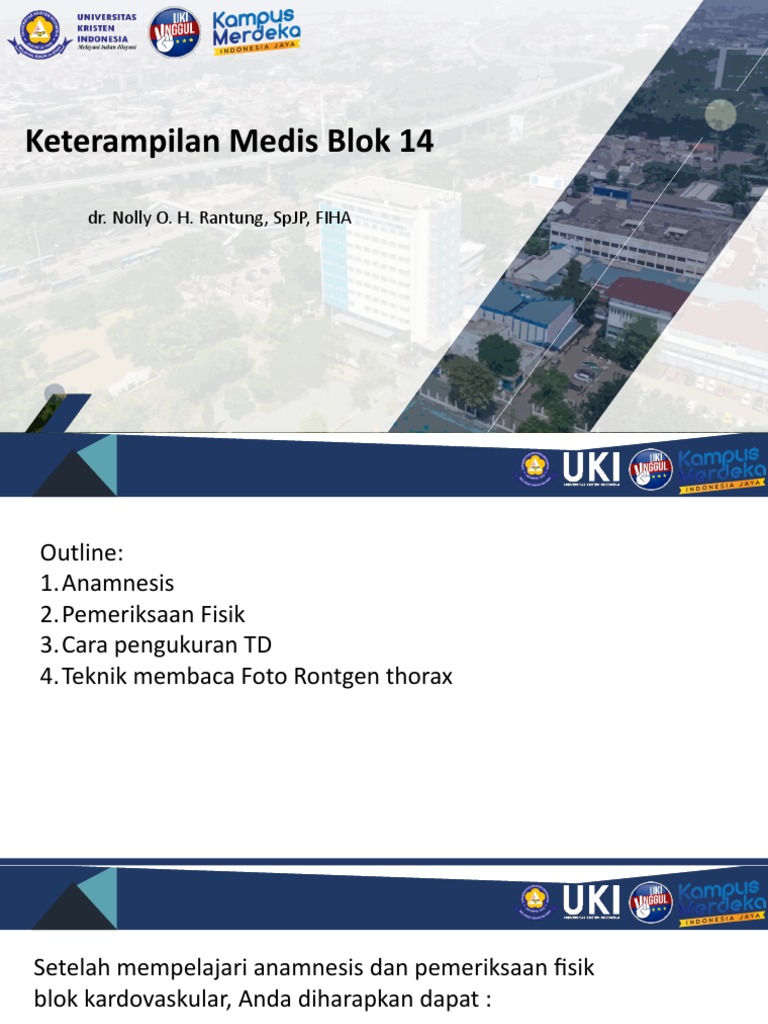 Anamnesis, Cara Pengukuran Tek Darah Yang Baik Dan Benar, PF Jantung, Toraks Foto - DR Nolly | PDF