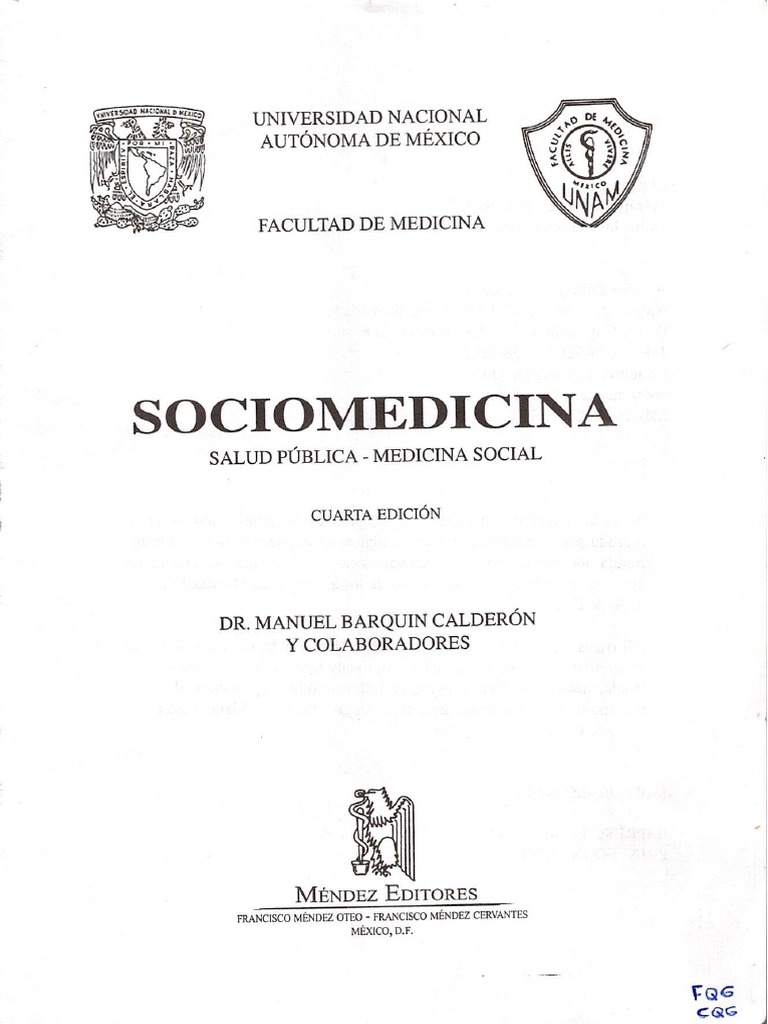 Libro Medicina Social Barquin | PDF