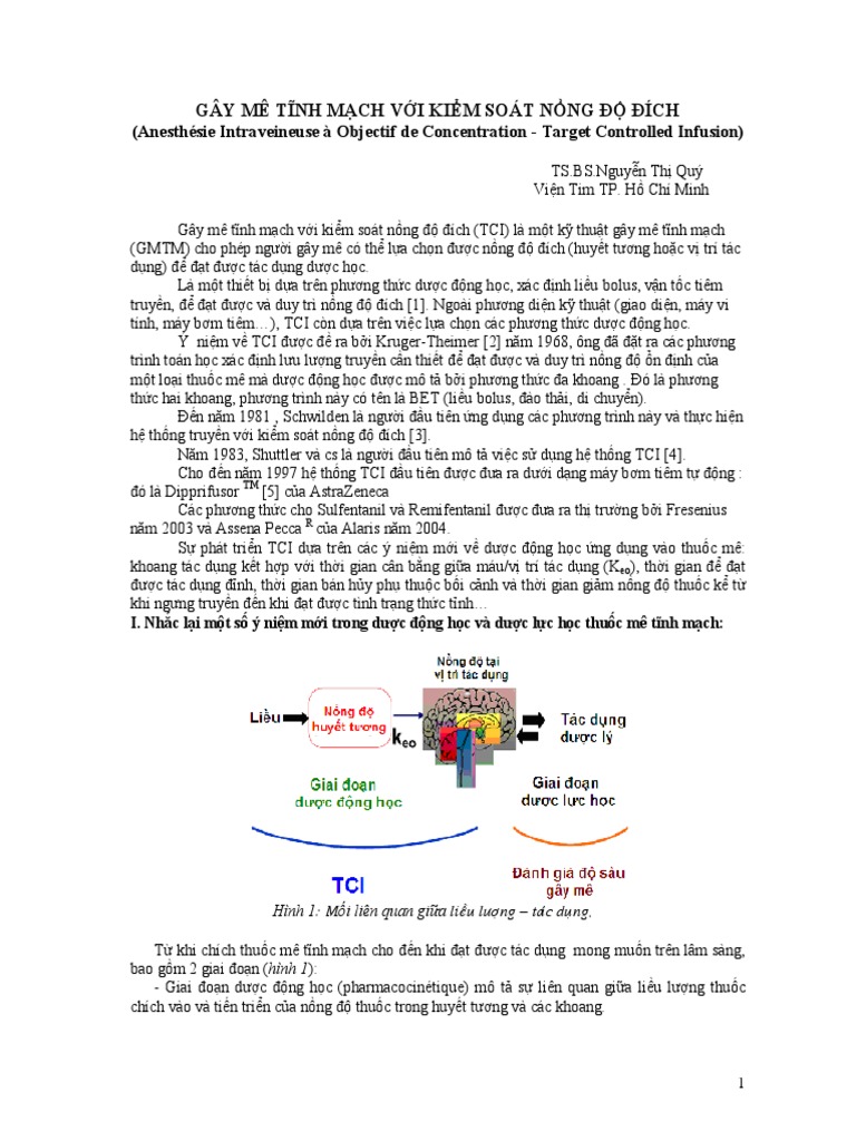 Gây mê TCI | PDF