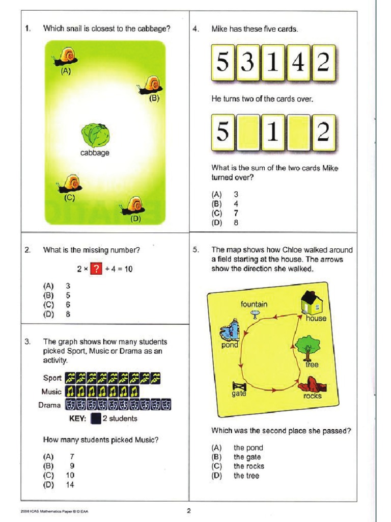 Maths B 2008 Questions Only | PDF