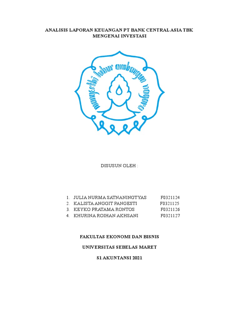 Analisis Investasi BCA | PDF | Pengelolaan Keuangan & Uang