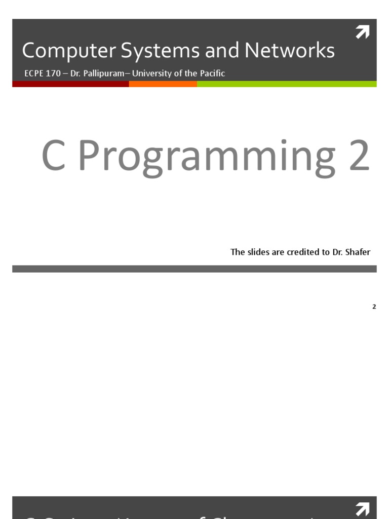 06 C Programming 2 Pdf Pointer Computer Programming Integer Computer Science 7405