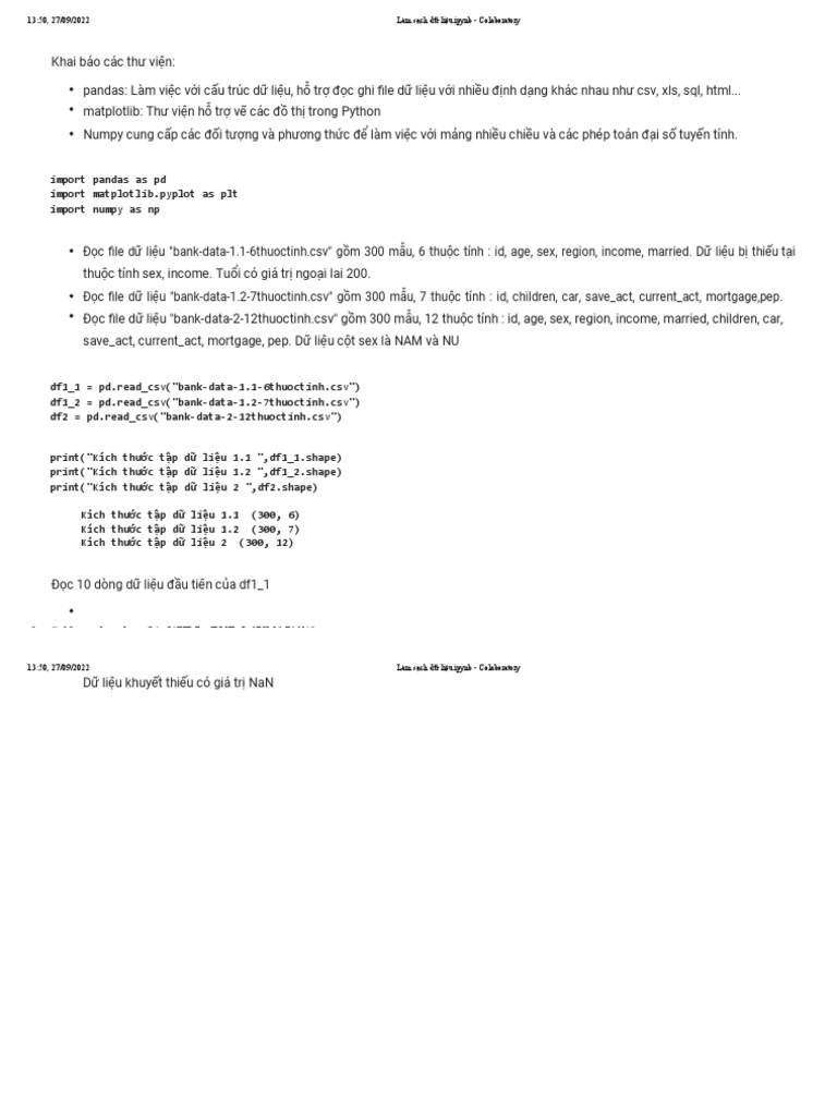 Làm sạch dữ liệu.ipynb - Colaboratory | PDF