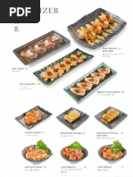 Nuri Sushi Menu Cape Town | PDF | Sushi | Japanese Cuisine