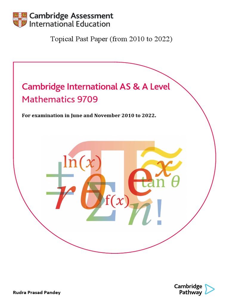 Past Paper (P1) | PDF | Function (Mathematics) | Tangent
