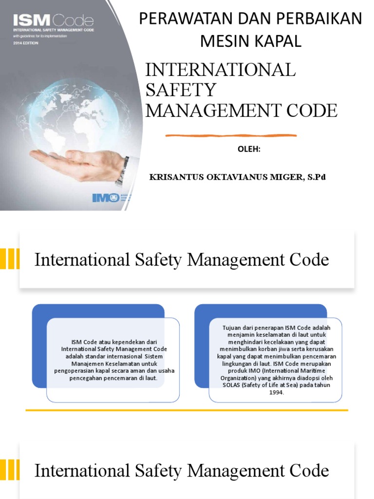 International Safety Management Code | PDF