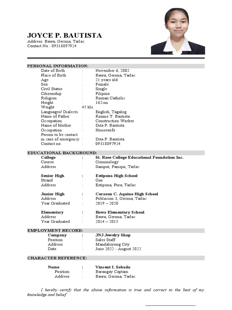 Joyce P. Bautista | PDF | Wellness