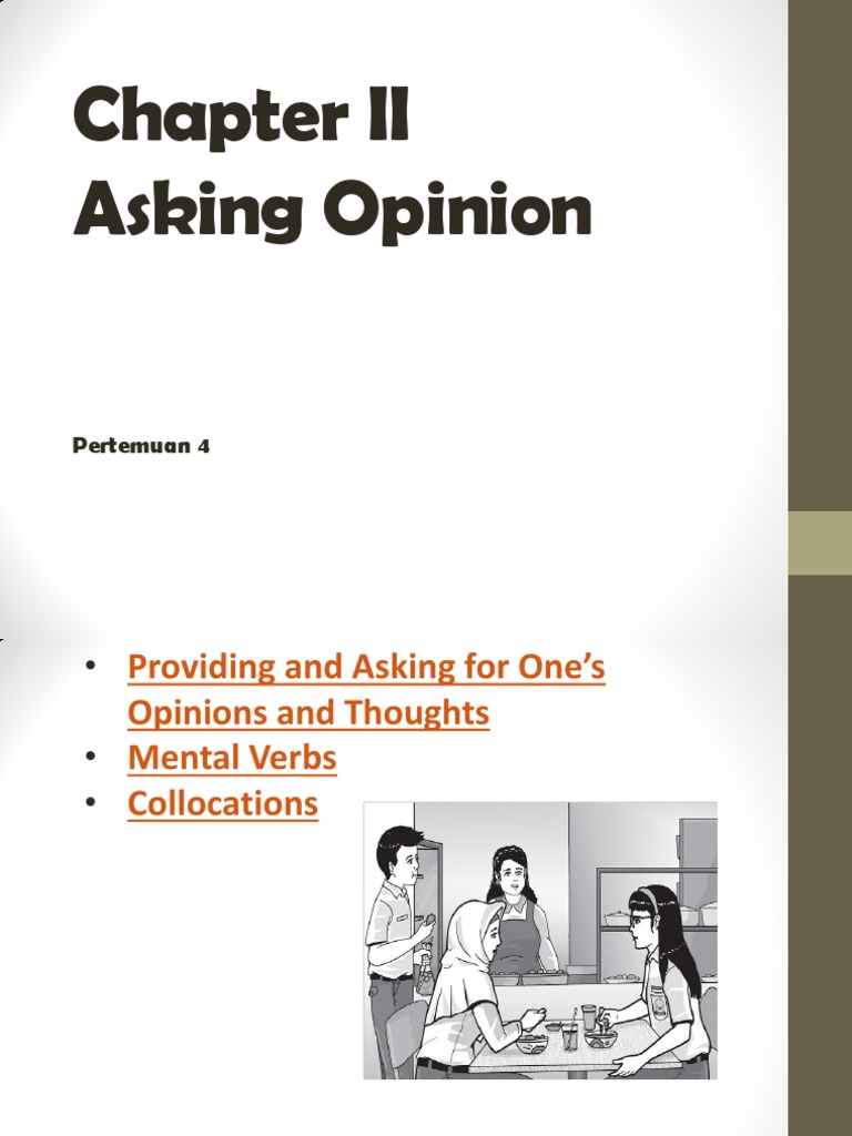 Asking and Giving Opinion | PDF | Verb | Adjective