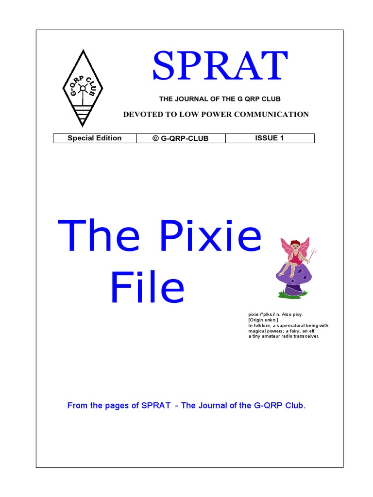 The Sprat Pixie File | PDF
