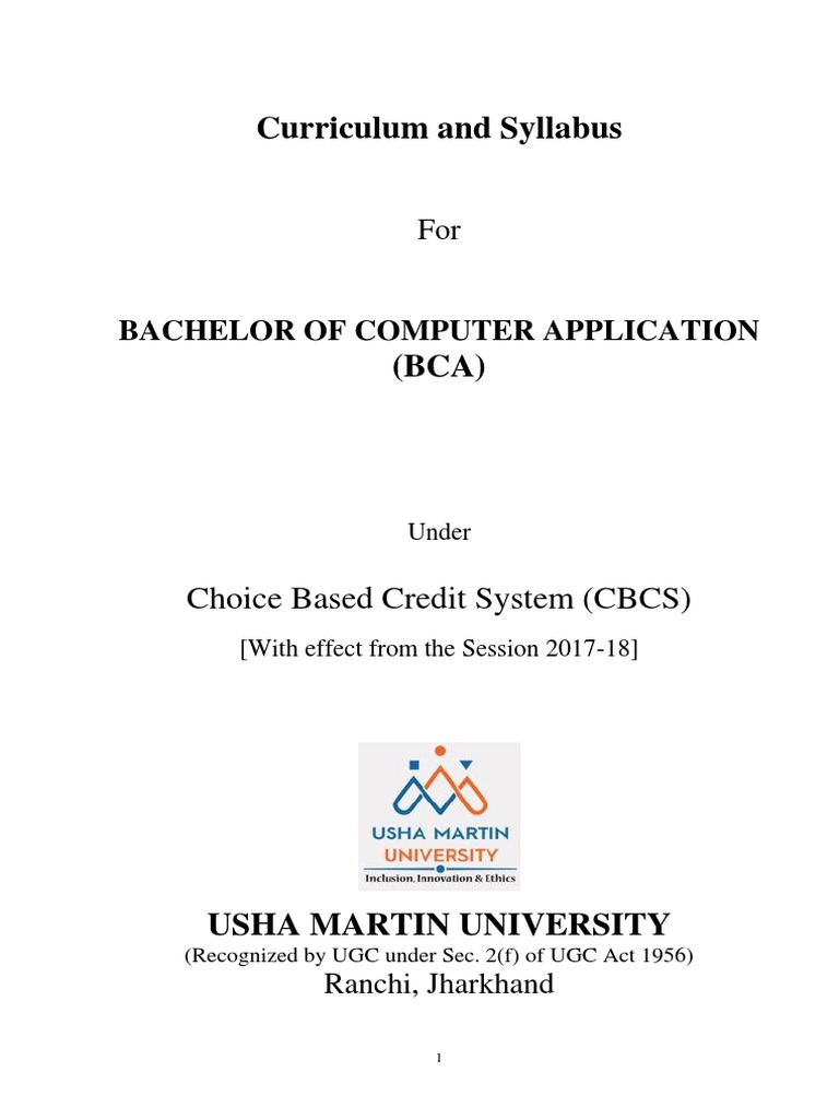 Fcit Bca Revised Syllabus | PDF | Scheduling (Computing) | Process (Computing)