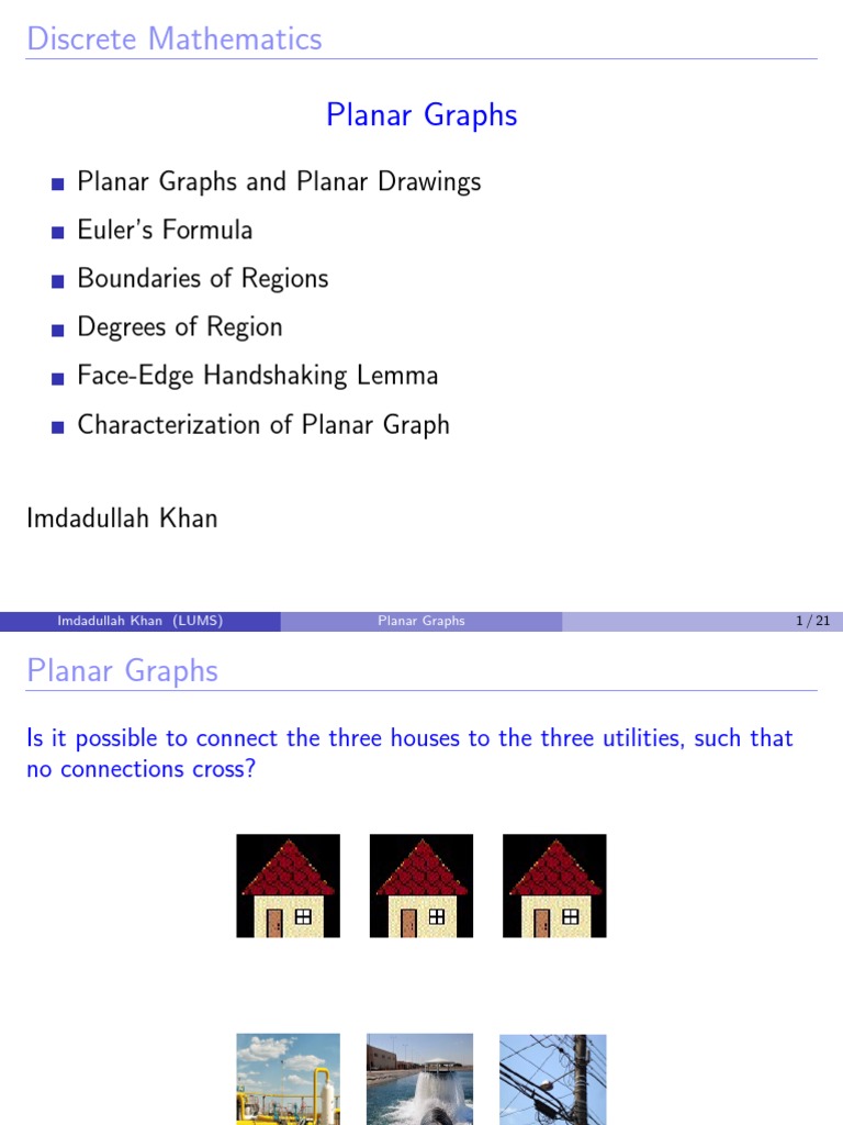 CS210 Slides 16 01 Planar Graphs | PDF | Mathematical Concepts | Theoretical Computer Science