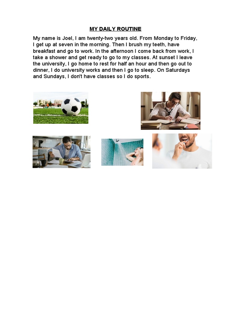 My Daily Routine 1 | PDF