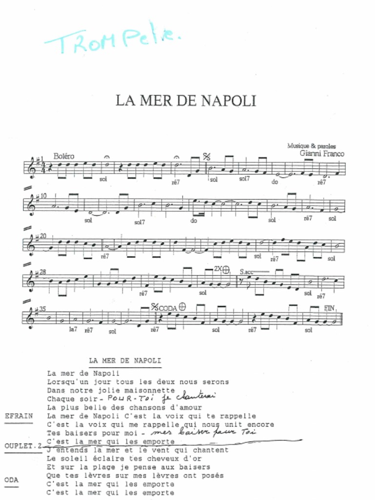 La Mer de Napoli | PDF