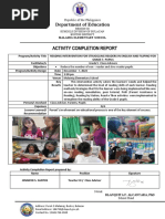 Narrative Report Classroom Observation | PDF | Teachers | Classroom
