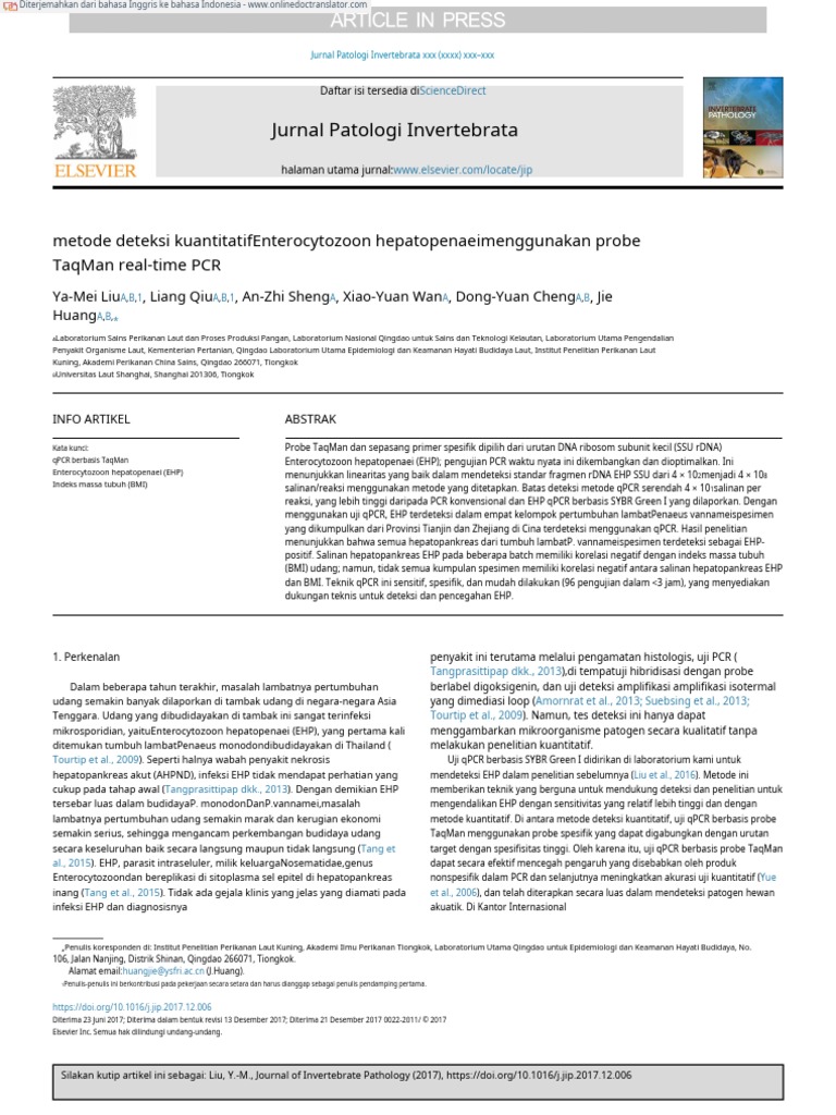 Liu2017 Ehp - En.id | PDF