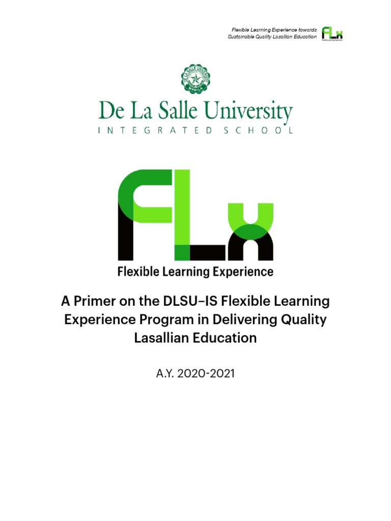 Dlsu Is Flexible Learning Primer 2020 2021 | PDF | Distance Education ...