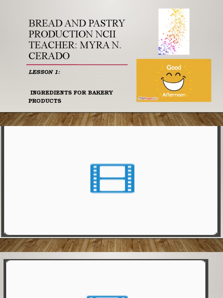 BPP Lesson 1 | PDF | Baking | Breads