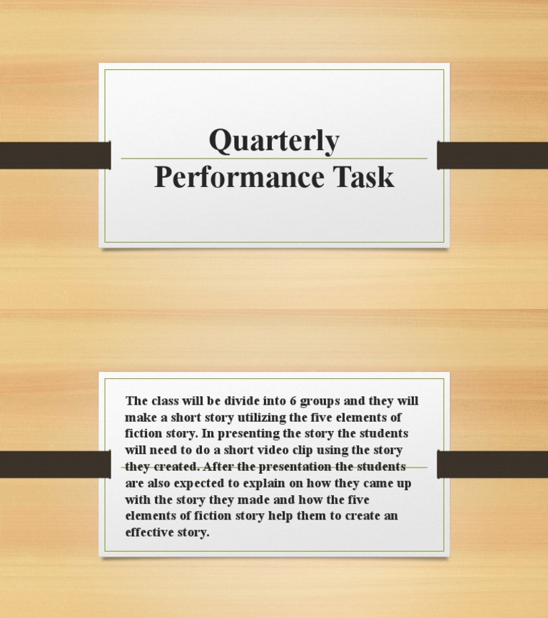 Grade 10 - Quarterly Performance Task | PDF